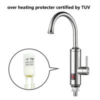 China Wall Mounted Hot Water On Demand LED Temperature Display Electric Hot Water Heater Faucet for sale