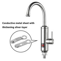 China Wall Mounted Hot Water On Demand LED Temperature Display Electric Hot Water Heater Faucet for sale