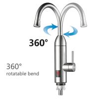 China 304 Stainless Steel Instant Electric Heating Water Faucet IPX4 With LED Digital Temperature Display for sale