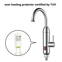 China 304 Stainless Steel Instant Electric Heating Water Faucet IPX4 With LED Digital Temperature Display for sale