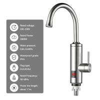 China Instant Hot Water Supply 304 Stainless Steel Instant Electric Heater Tap For Kitchen for sale
