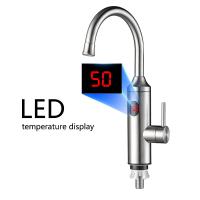 China Deck Mounted Electric Tankless Instant Hot Water Heater Faucet Kitchen Heating Tap for sale