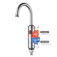 China Hot And Cold Water Dual Use 3300w 3s Heating Electric Kitchen Water Heater Tap for sale