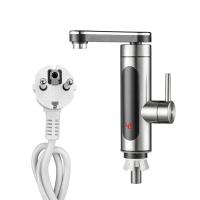 China 3s Fast Heating 304 Stainless Steel Electric Hot Water Tap Bathroom With LED Display for sale