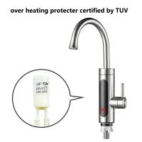 China 220V 230V 3300W 304 Stainless Steel Kitchen Faucet Hot Cold for sale