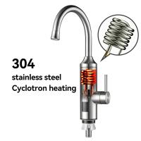 China Tankless Dual Use Hot And Cold Water Tap For Kitchen And Bathroom Water Heater Tap for sale