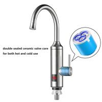 China Tankless Dual Use Hot And Cold Water Tap For Kitchen And Bathroom Water Heater Tap for sale