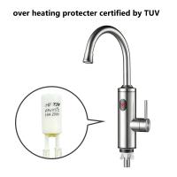 China 3s Fast Heating Electric Hot And Cold Water Tap With LED Digital Display Faucet Cold And Hot for sale