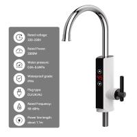 China 3300W Fast Heating 360 Degree Free Rotation Electric Hot Water Heater Tap for sale
