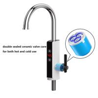 China 3300W Fast Heating 360 Degree Free Rotation Electric Hot Water Heater Tap for sale