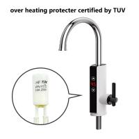 China 3300W Fast Heating 360 Degree Free Rotation Electric Hot Water Heater Tap for sale
