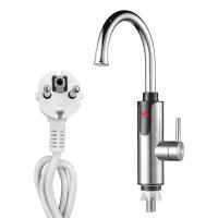 China 3300W LED Temperature Display Electric Hot Water Faucet Stainless Steel for sale