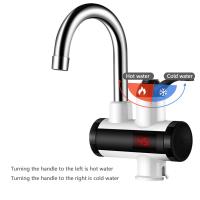 China Shower EU Plug Electric Hot Water Mixer Tap For Instant Hot Water Supply for sale