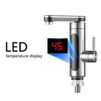 China 304 Stainless Steel EU Plug Instant Electric Heating And Water Faucet for sale