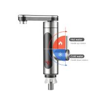 China 304 Stainless Steel EU Plug Instant Electric Heating And Water Faucet for sale