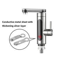 China 304 Stainless Steel EU Plug Instant Electric Heating And Water Faucet for sale