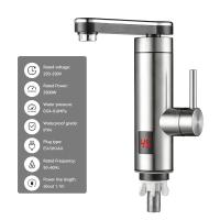 China Hot Water Supply EU Plug Instant Digital Electric Hot Water Tap With LED Display For Bathroom for sale