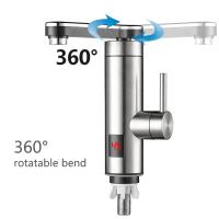 China Hot Water Supply EU Plug Instant Digital Electric Hot Water Tap With LED Display For Bathroom for sale