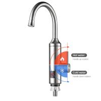 China Bathroom 3s Fast Heating Instant Water Heater Tap For Kitchen Single Handle for sale