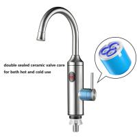 China 304 Stainless Steel 3s Fast Heating EU Plug Tankless Hot Water Electric Tap for sale
