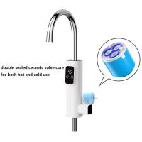 China EU Plug Electric Heater Water Tap For Instant Hot Water Supply In Kitchen Bathroom for sale