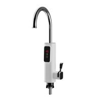 China Fast Heating Instant Digital Electric Hot Water Tap 3s Instant Kitchen Faucet LED Temperature Display Plastic Housing Garage Use for sale