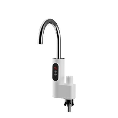 China Hot High Quality Led Digital Temperature Display Kitchen Hot Cold Water Instant Electric Water Heater Tap for sale