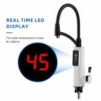 China 3400W Instant Electric Water Heater Faucet with IPX4 Waterproof and ABS Material for Kitchen & Bathroom for sale