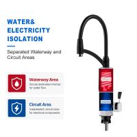 China 3400W Instant Electric Water Heater Faucet with IPX4 Waterproof and ABS Material for Kitchen & Bathroom for sale