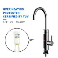 China 3300W LED Digital Display 304 Stainless Steel Instant Electric Water Heater Faucet for Kitchen and Bathroom for sale