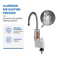 China Hot High Quality Led Digital Temperature Display Kitchen Hot Cold Water Instant Electric Water Heater Tap for sale