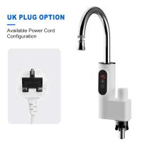 China Hot High Quality Led Digital Temperature Display Kitchen Hot Cold Water Instant Electric Water Heater Tap for sale