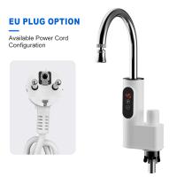China Hot High Quality Led Digital Temperature Display Kitchen Hot Cold Water Instant Electric Water Heater Tap for sale
