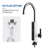 China 3300W Electric Heating Faucet with LED Digital Temperature Display and Instant Heating for Kitchen for sale