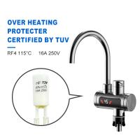 China 304 Stainless Steel 3300W Instant Heating Electric Tap for Bathroom Hot and Cold Water for sale