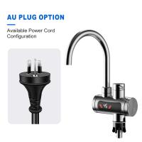 China 304 Stainless Steel 3300W Instant Heating Electric Tap for Bathroom Hot and Cold Water for sale