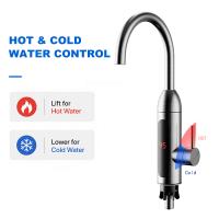 China 304 Stainless Steel 3.3KW CE/ROHS Certified Electric Heating Tap Instant Water Heater Tap for sale