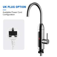 China 304 Stainless Steel 3.3KW CE/ROHS Certified Electric Heating Tap Instant Water Heater Tap for sale