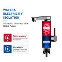 China 3.3KW Power Electric Water Faucet with 304 Stainless Steel and Tankless Instant Heating for Kitchen & Bathroom for sale