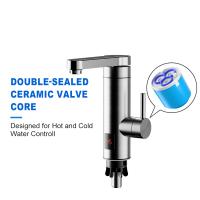 China 3.3KW Power Electric Water Faucet with 304 Stainless Steel and Tankless Instant Heating for Kitchen & Bathroom for sale