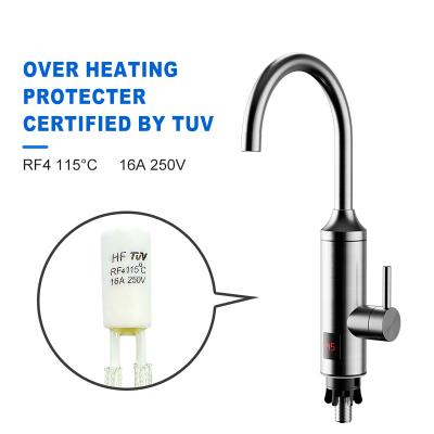 China 3300W 220-230V Electric Heating Tap with 304 Stainless Steel Double Sealed Ceramic Valve Core for sale