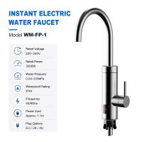 China 304 Stainless Steel Instant Water Heater Faucet with 3.3KW Instant Heating for Kitchen and Bathroom for sale