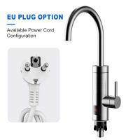 China 304 Stainless Steel Instant Water Heater Faucet with 3.3KW Instant Heating for Kitchen and Bathroom for sale