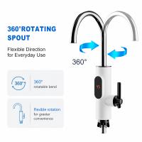 China 3.3KW Digital Display Tankless Instant Heating Electric Water Faucet and Instant Water Heater Tap for sale