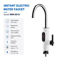 China 3.3KW Digital Display Tankless Instant Heating Electric Water Faucet and Instant Water Heater Tap for sale