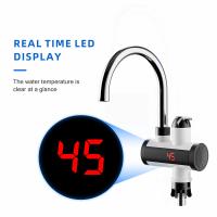 China 3.3KW IPX4 Waterproof Tankless Electric Water Faucet Instant Water Heater Tap for Kitchen Bathroom for sale
