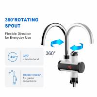 China 3.3KW IPX4 Waterproof Tankless Electric Water Faucet Instant Water Heater Tap for Kitchen Bathroom for sale