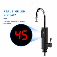 China 3300W Digital Display Tankless Electric Heating Tap Instant Water Heater Faucet for sale
