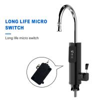 China 3300W Digital Display Tankless Electric Heating Tap Instant Water Heater Faucet for sale