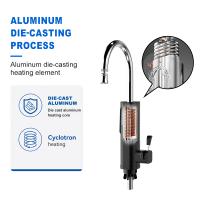 China 3300W Digital Display Tankless Electric Heating Tap Instant Water Heater Faucet for sale